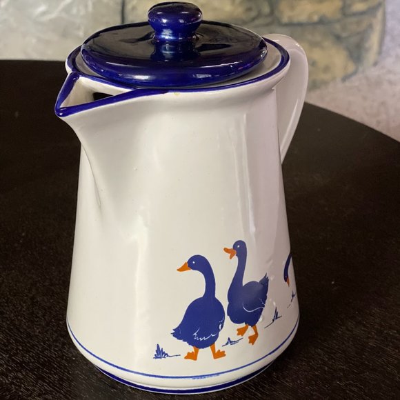 Rosenthal | Dining | Vintage Rosenthal Netter 7 Blue Geese Pitcher With ...